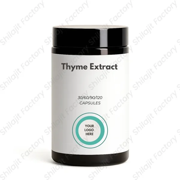 Private Label Thyme Extract Capsules | Herbal Antioxidant Supplement